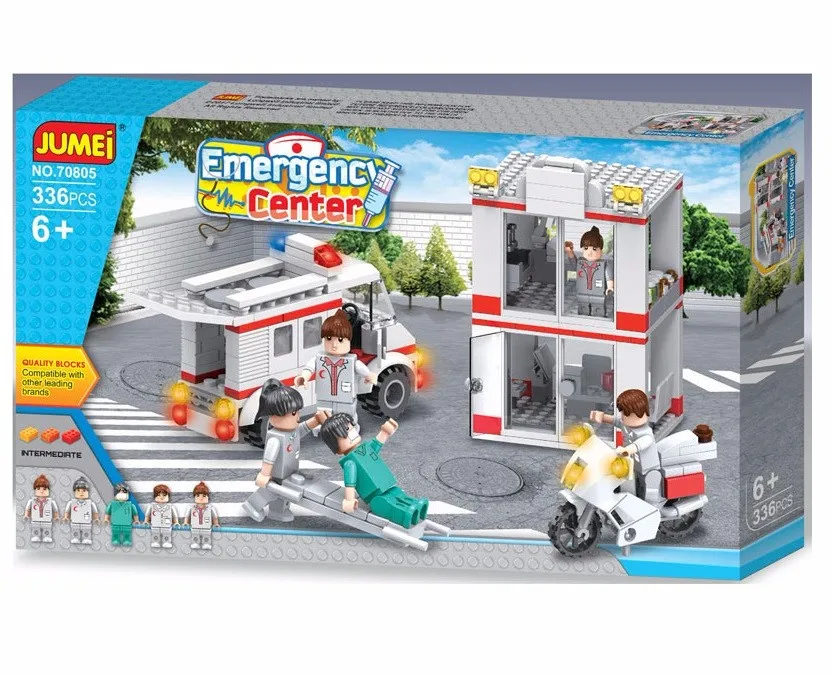 Customized Construction City Hospital Bricks,Assemble Building Blocks ...