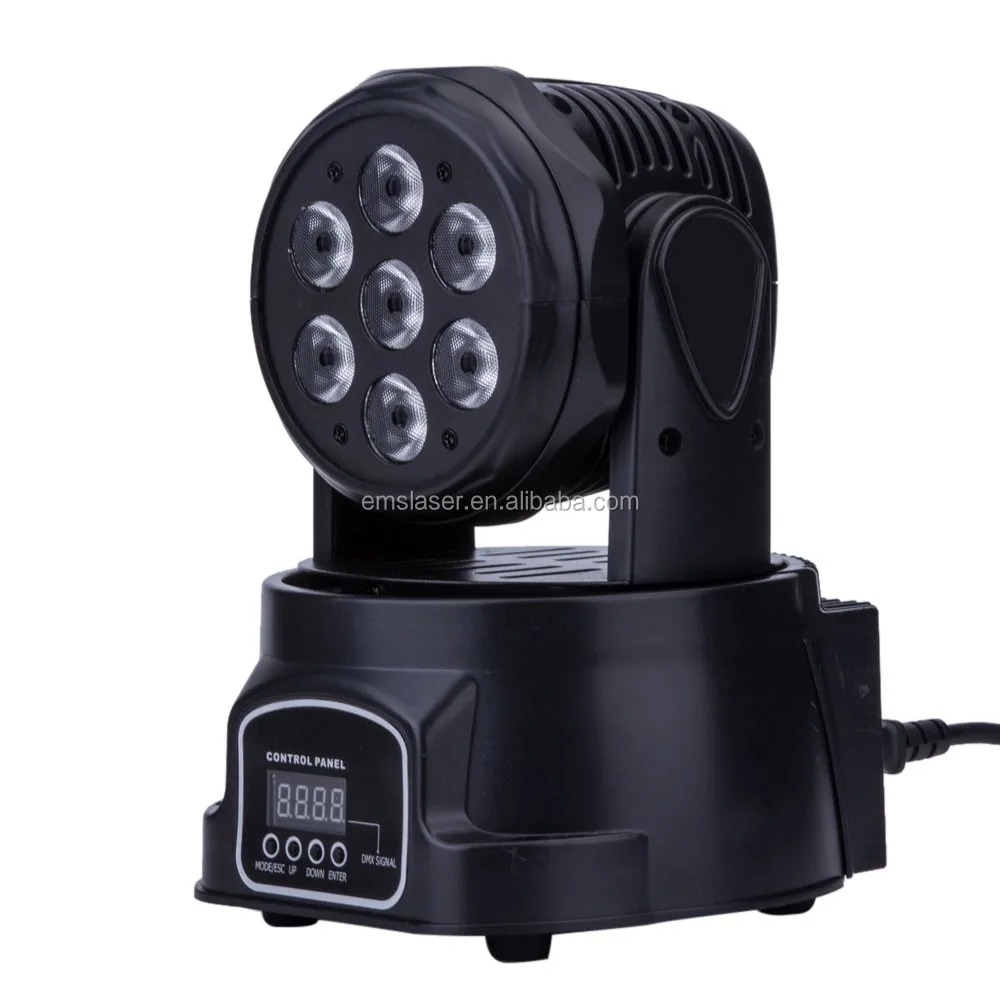 Rgbw Mini Stage Moving Head Dmx Dj Disco Lights Sound Activated Wash ...
