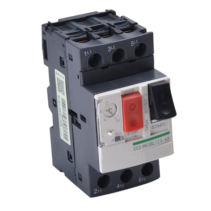 Gv2me Series Motor Protector Motor Circuit Breaker Push Button 3p ...