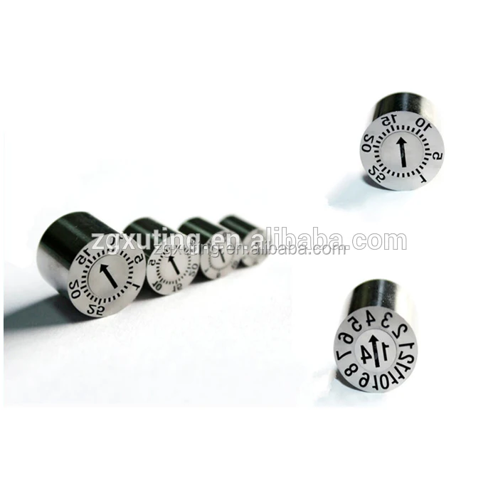 Steel Date Inserts Date Stamp For Injection Mold Date Mark Pin - Buy ...