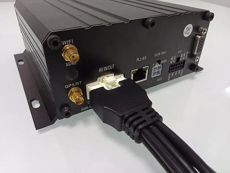 Waterproof 12v 4 Pin Aviation Connector Connect To Mdvr - Buy Security ...