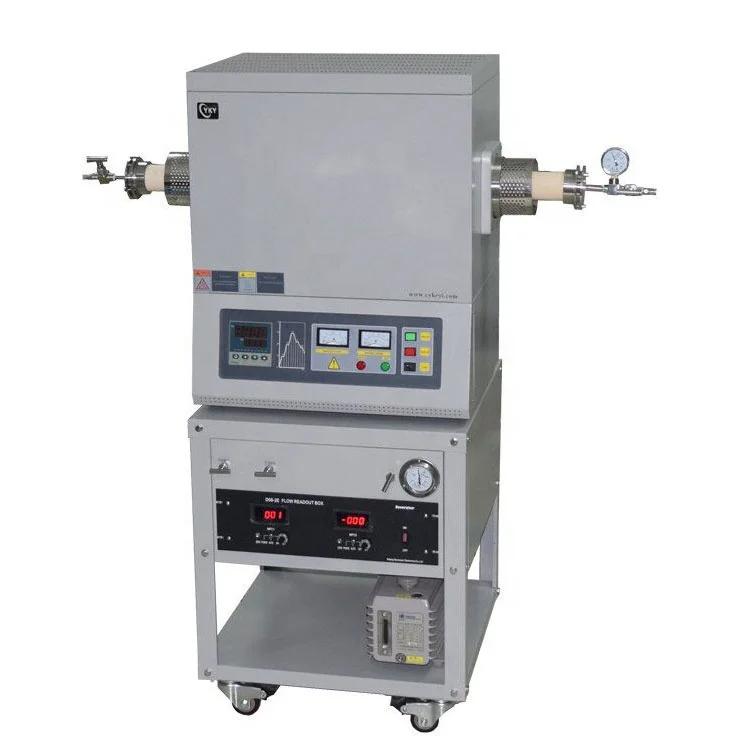 1200C Lab Split Vertical Fluidized Bed Reactor Tube Furnace