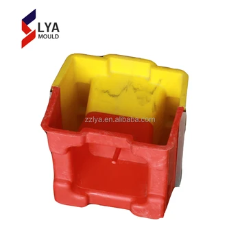 2018 New Design Interlocking Hollow Plastic Concrete Blocks Molds For ...