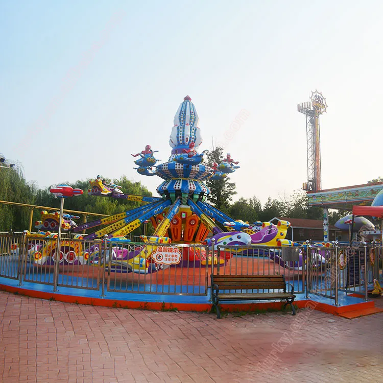 Funfair Amusement - Attractive Kids Airplane Ride Equipment