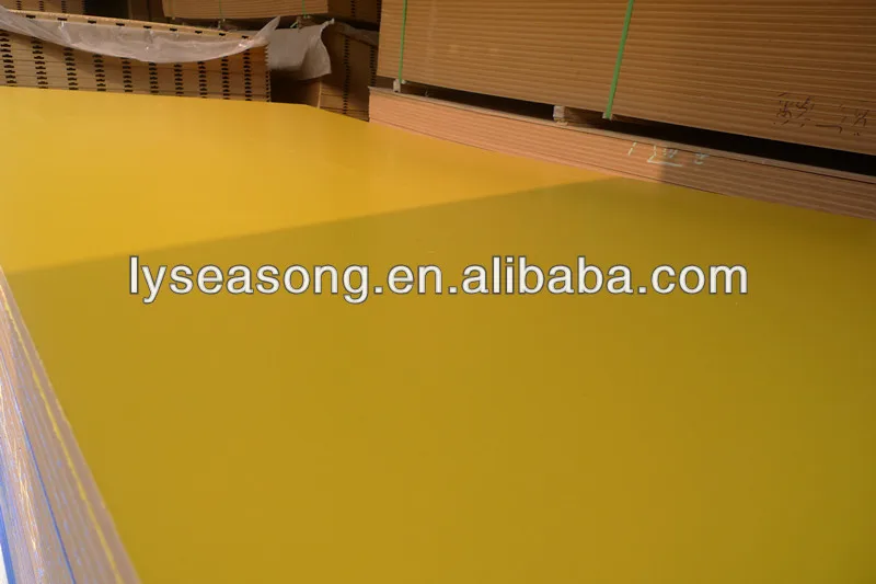 Yellow Color Melamine Mdf - Buy Yellow Color Melamine Mdf,High Quality ...