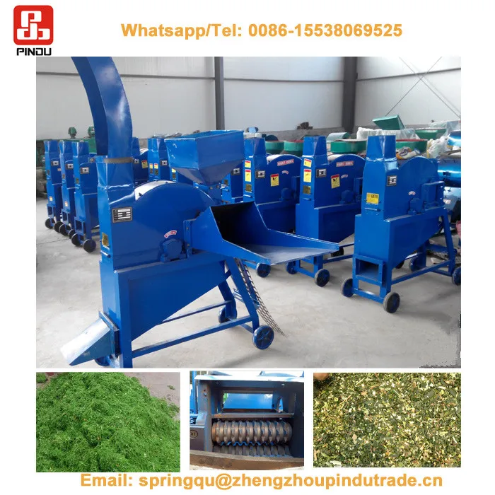 Portable Rice Straw Grass Ensilage Cutter Cutting Machine Price For Hot ...