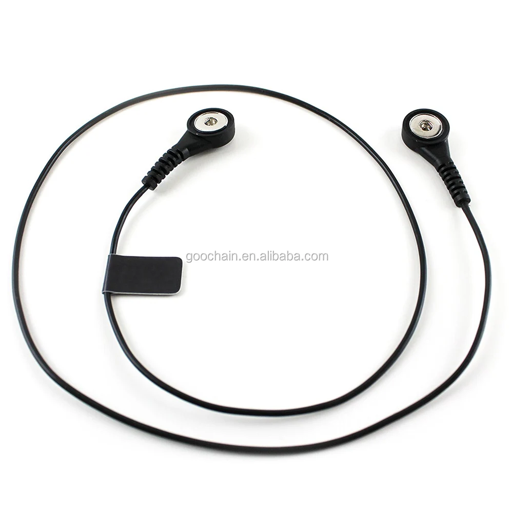 4.0mm Electrode Snap to Snap Push Button Lead Wire for EMS