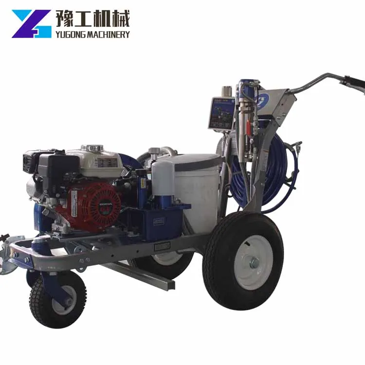 Portable Cold Spray Road Marking Paint Machine/ Airless Spray Painting ...