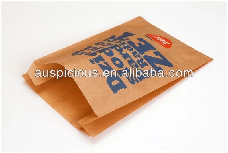 Croissant Bakery Bread Paper Bag - Recyclable & Customizable