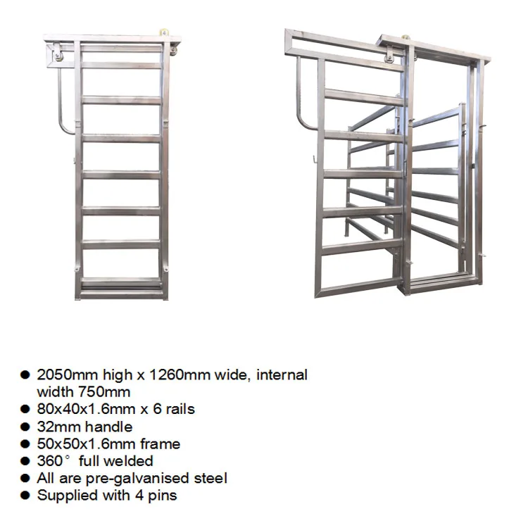 Heavy Duty Cattle Yard Sliding Gate – Durable Steel Design for Farms in ...