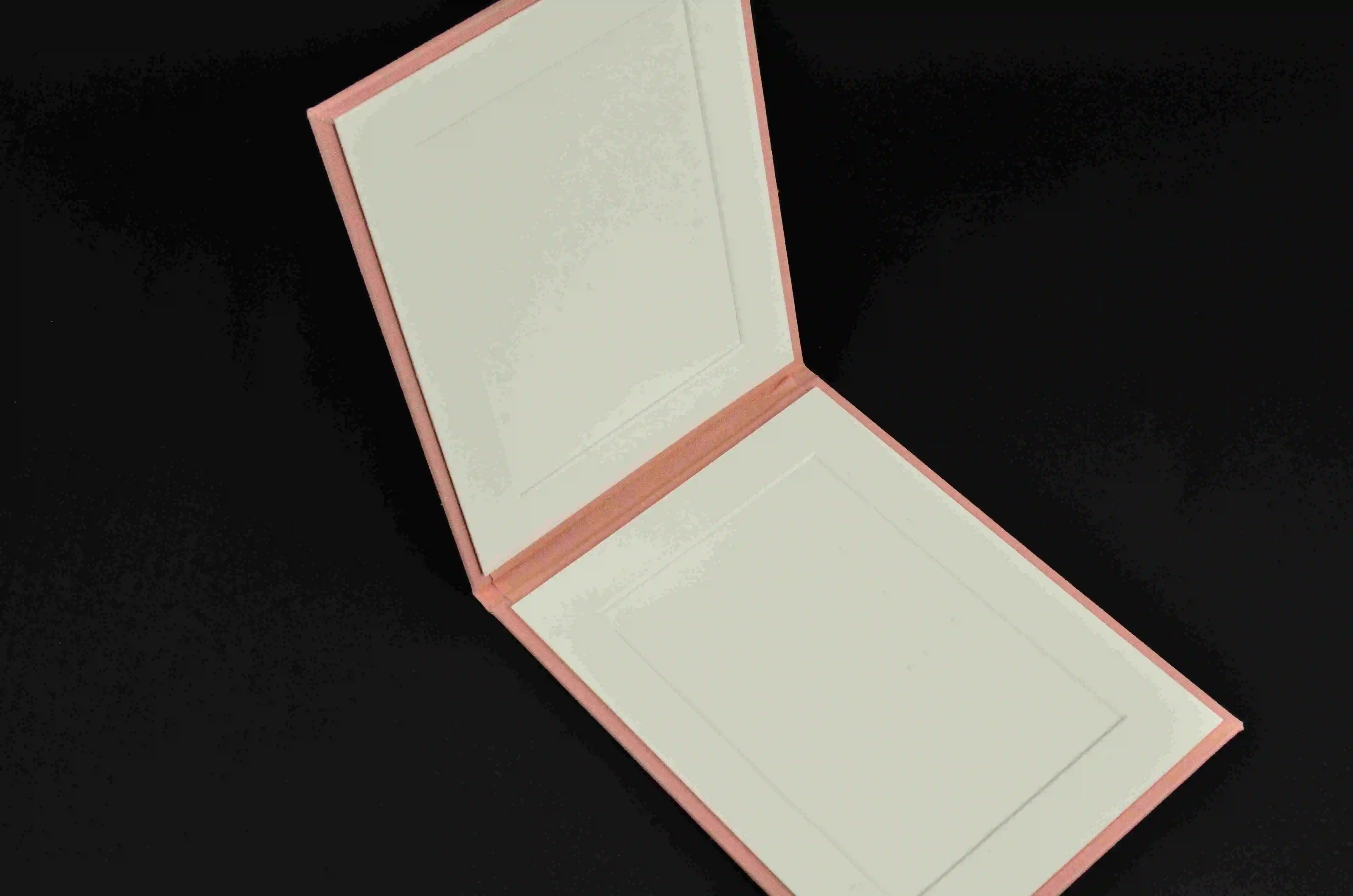 4x6 5x7 6x8 Cardboard Matboard Linen Paper Photo Frame Holder Folio Folder