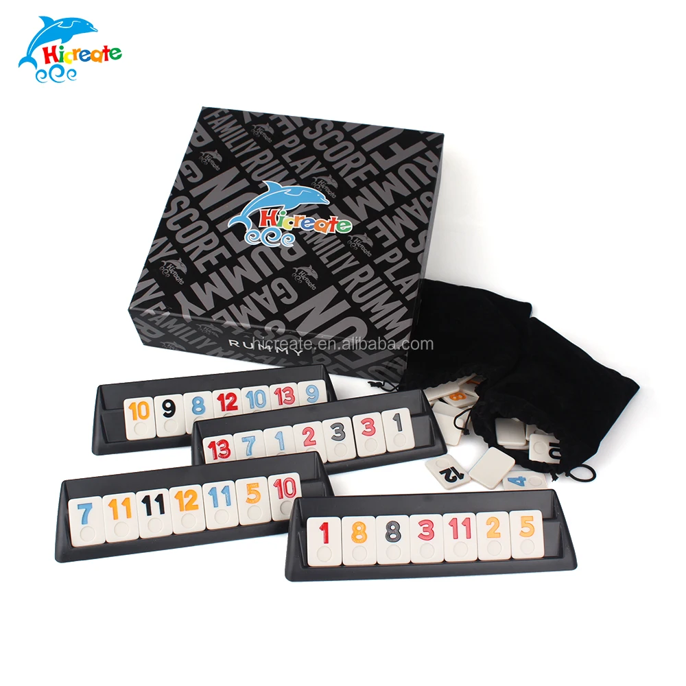 Custom Urea Mini Rummy Set Mahjong Rummy Set by Hicreate