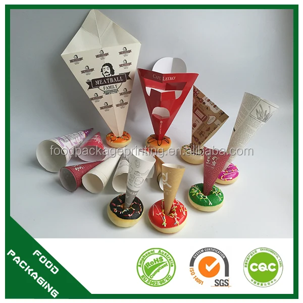 Skillful Manufacture Frites Paper Cone,Paper Churros Box,Churros Holder ...