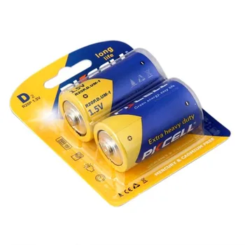 Pkcell D Size R20p Carbon Zinc Battery 1.5v Um1 R20 Extra Heavy Duty ...