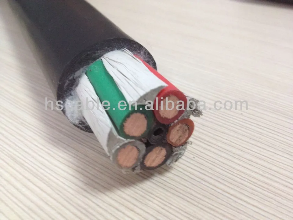 5x6awg 2000v All-temp Industrite Type W Portable Power Cable - Buy ...