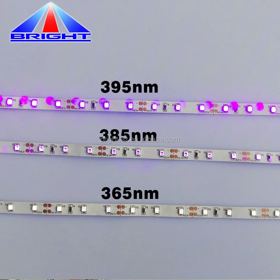 Double Line 120/m Smd 2835 UVA LED Strips - IP65 Waterproof