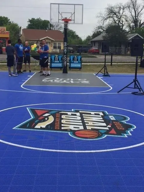 Portable Handball Court Flooring - Durable PVC Tiles