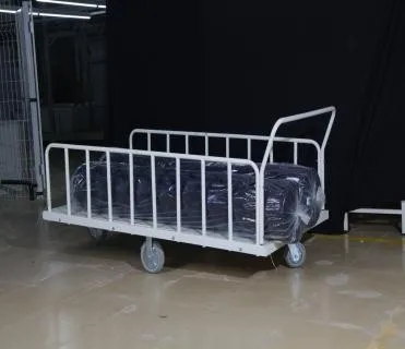 Customized Garment Factory Heavy-duty Platform Trolley For Cloth - Buy ...