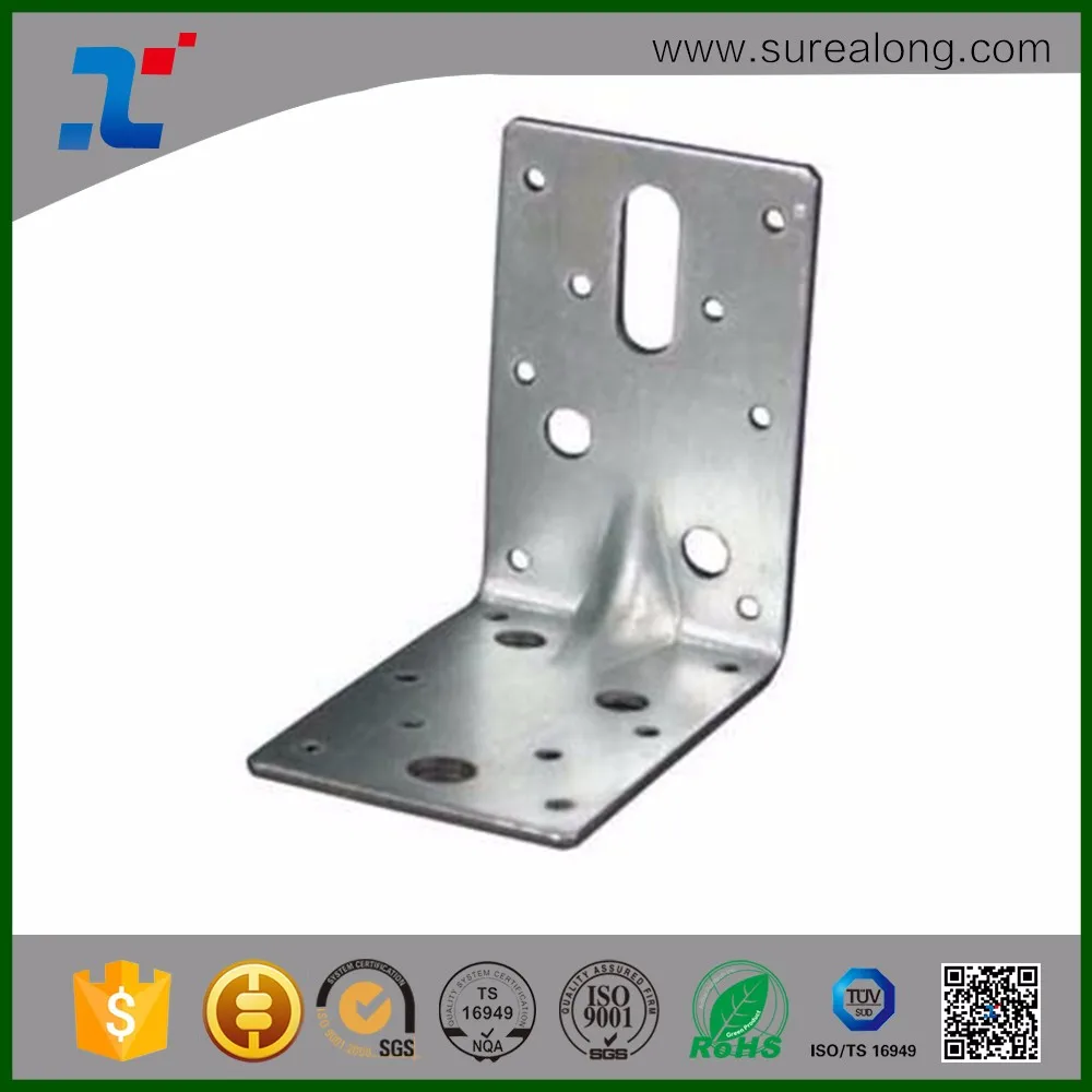 Reinforced Wood Frame Steel Angle Bracket For Wood Timber - Buy Steel ...