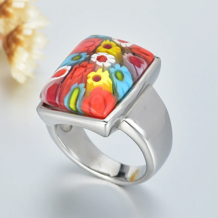 Fashion Rings Murano Glass Jewelry Rings Jewelry Women - Buy Rings ...