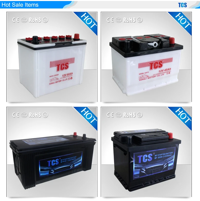 Used Car Batteries Lead Acid Battery Automobile 12v 75ah Car Battery ...