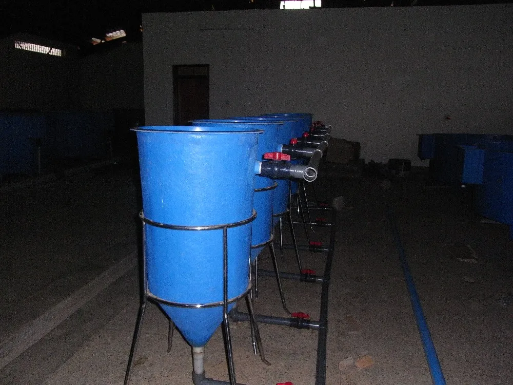 Fiberglass Conical Hatching Tank For Semi-buoyant Hatchery For Fish ...