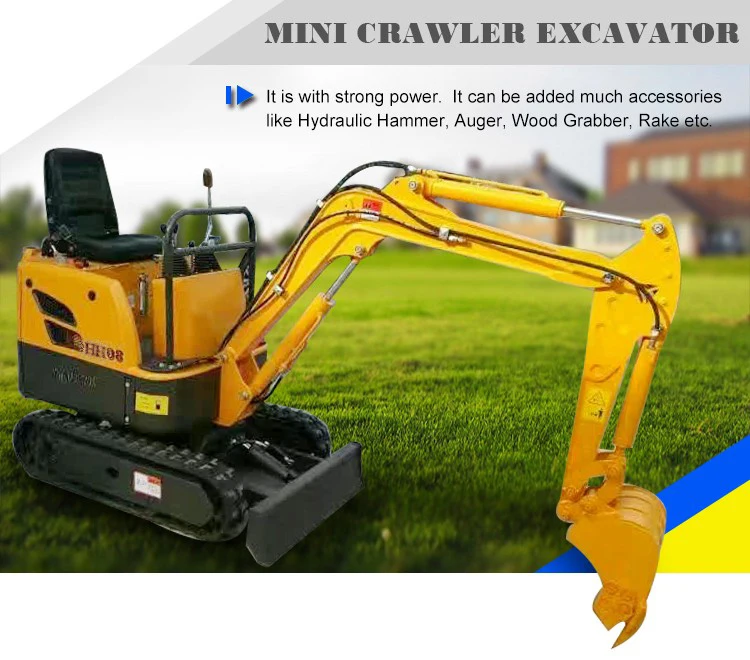 Small Construction Digging Machine Mini Excavator 1 Ton Machine - Buy ...