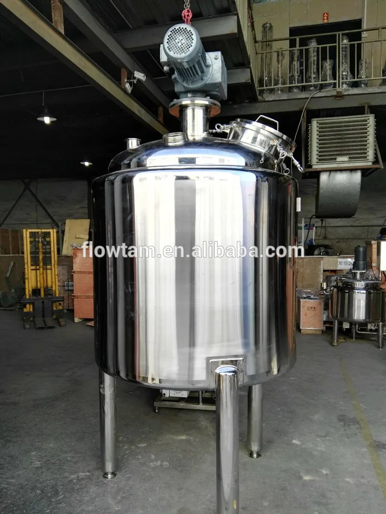 Stainless Steel Liquid Stirred Tank/cold And Hot Mixing Tank - Buy ...