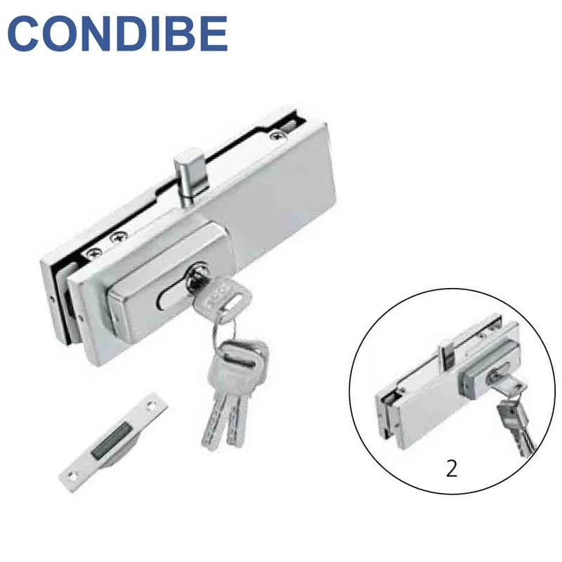 Condibe Glass & Wooden Door Bottom Lock - Buy Dorma Glass Door Lock ...