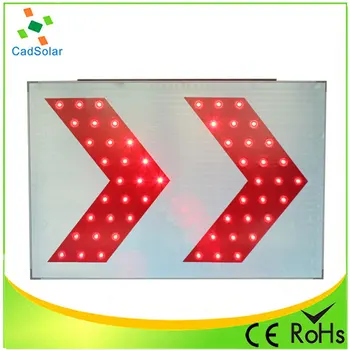 Traffic Reflective Solar Led Chevron Sign - Buy Led Chevron Sign,Solar ...