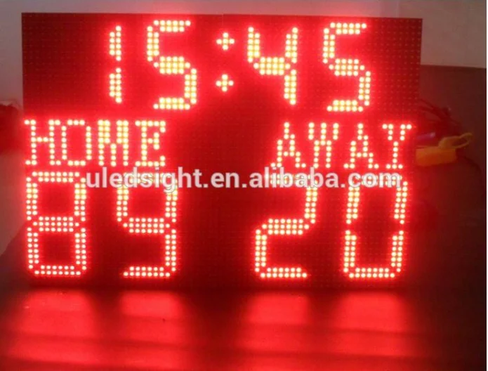 Waterproof 7 Segments LED Basketball Scoreboard - 100000 Hours