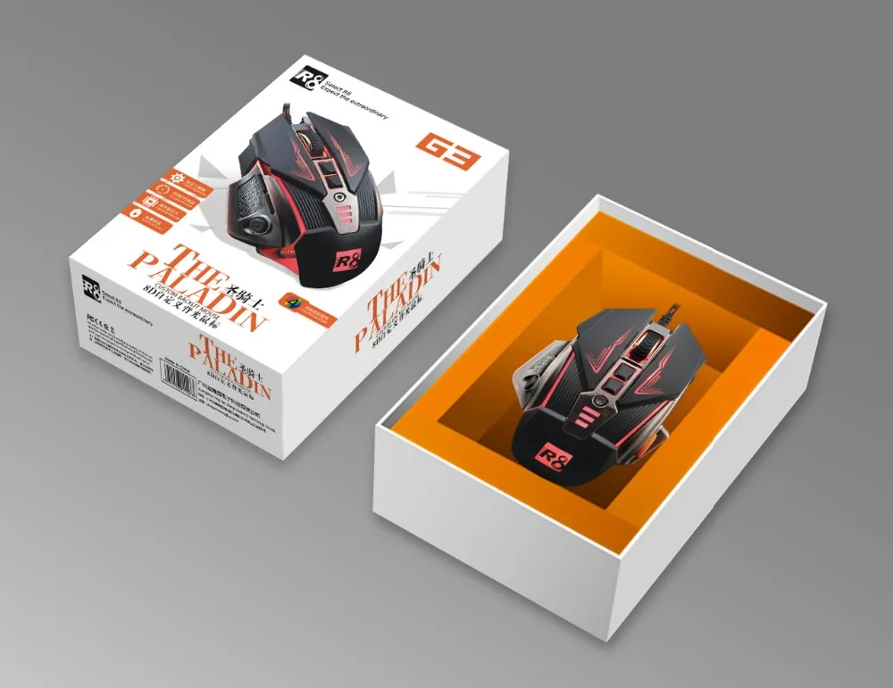 R8 Usb Wired Gaming Mice For Pc Mouse G3 Gaming Mouse 8 Buttons 3200 ...