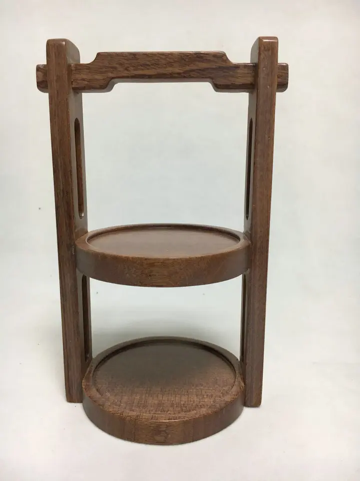 Wooden Snack Stand/buffet Food Display Stand/dessert Cake Basket - Buy ...