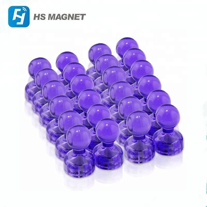Colorful Memo Neodymium Magnets Office Push Pin Refrigerator Magnet ...