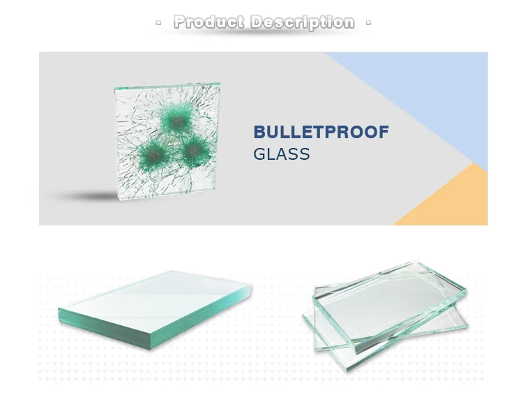 40mm 10mm 20mm-42mm Thick Bent Bullet Proof Glass for Industrial Use ...