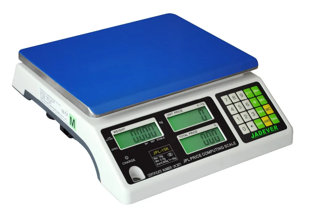Jadever JPL-3K Digital Weighing Balance - OIML Approved