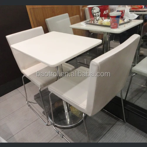 Custom Artificial Stone Kfc Square Table Chair - Buy Kfc Table Chair ...
