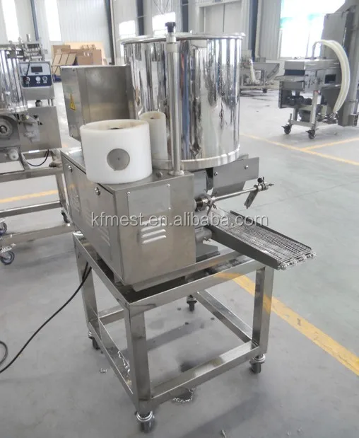 Automatic Burger Patty Meat Cutlets Making Machine Hamburger Pie ...