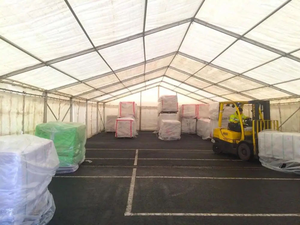 Aluminum Alloy Frame Low Cost Prefab Portable Warehouse With Flame ...