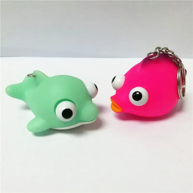 Custom Marine Animal Soft Pvc Keychains,Cartoon Animal Fish Rubber ...