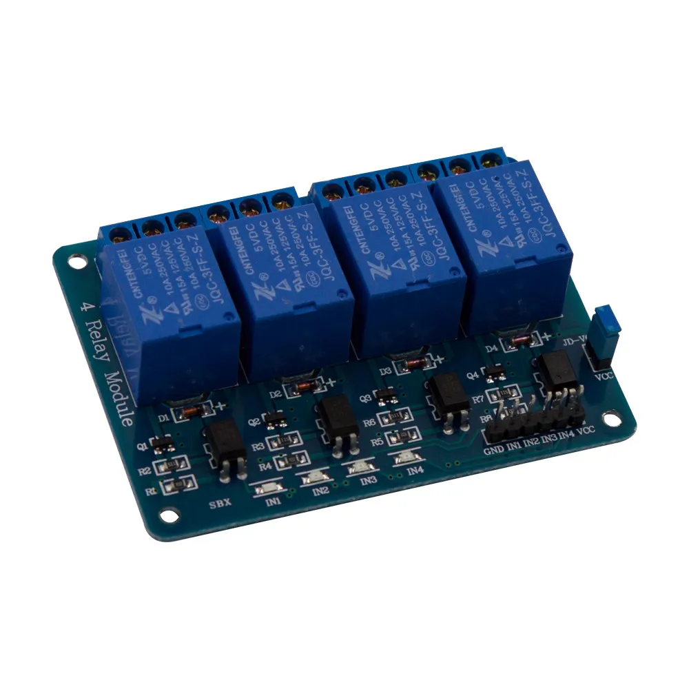 Factory Outlet Light Coupling 5v 4 Channel Relay Module For Raspberry ...