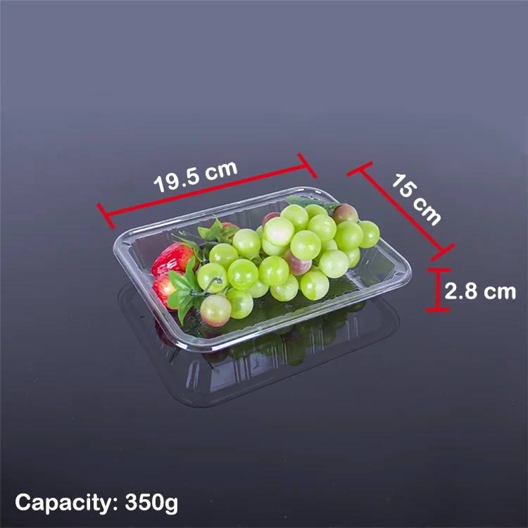 Disposable Clear Plastic Fruit Packaging Fruit And Vegetable Box For ...