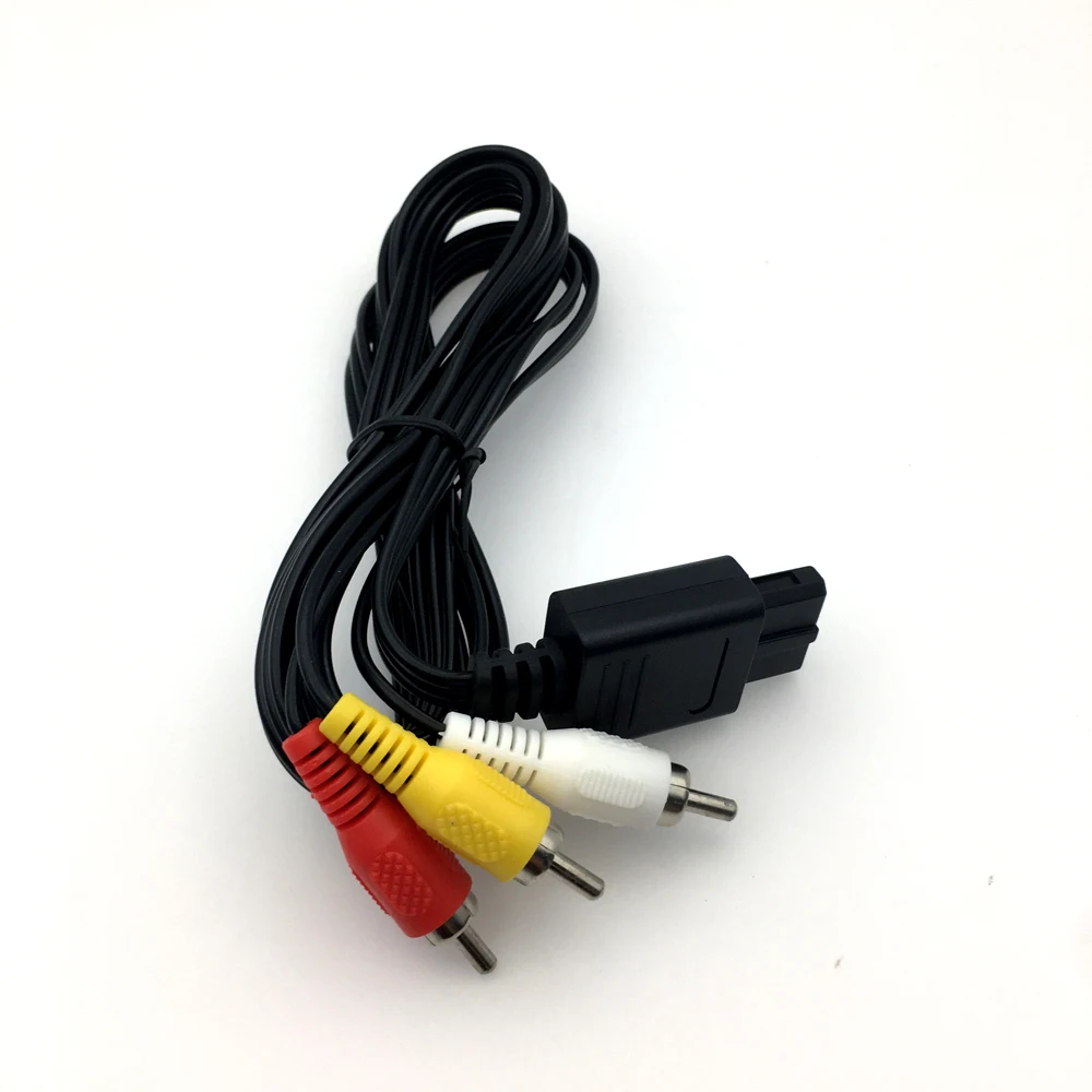 1.6m Av Tv Rca Video Cord Cable For Game Cube/for Snes Gamecube/for ...