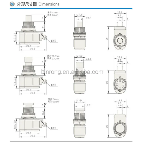 Momentary Spst Effect Pedal Stomp Foot Switch Push Button With Wire ...