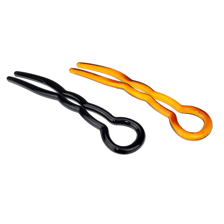 Fancy Women U Shaped Plastic Hair Pins - Stylish & Durable