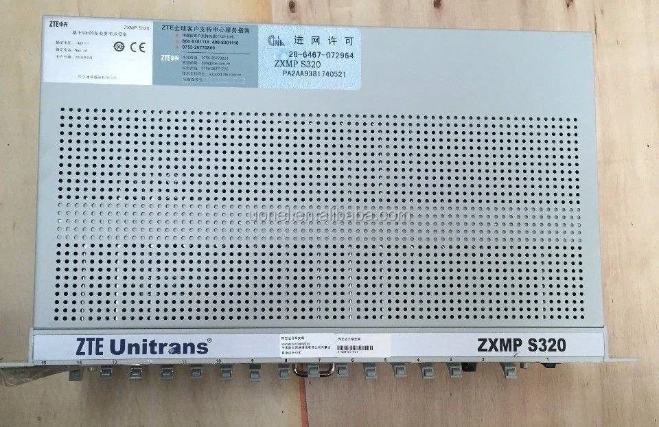 ZTE — plate-forme de transmission multi-service, appareil compact 155/622M, compatible avec ZTE ...