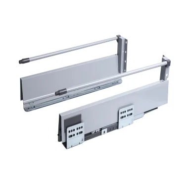 Side Mounted Metal Box Drawer Slide F Type Drawer Runner Construction ...