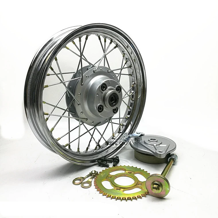 Gn125 Gn250 2.15-16 18 Inch Spokes Rear Motorcycle Wheel Rim With Drum ...