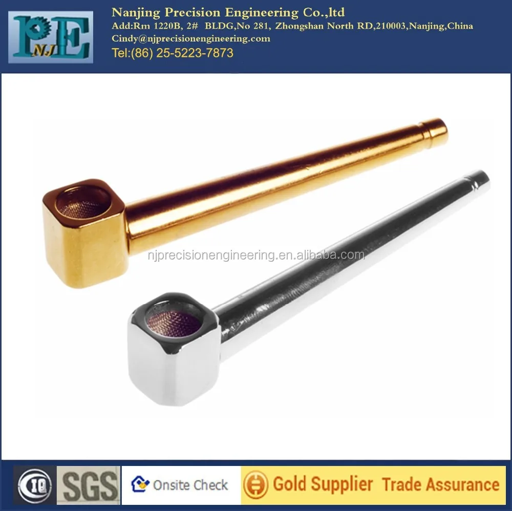 Custom Cnc Machining Stainless Steel Smoking Pipes Tobacco Pipe - Buy ...