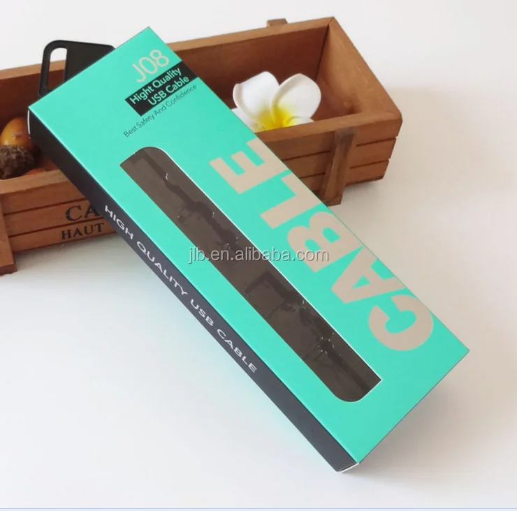 Custom Usb Cable Packaging Paper Packing Boxes With Hanging Hole - Buy ...